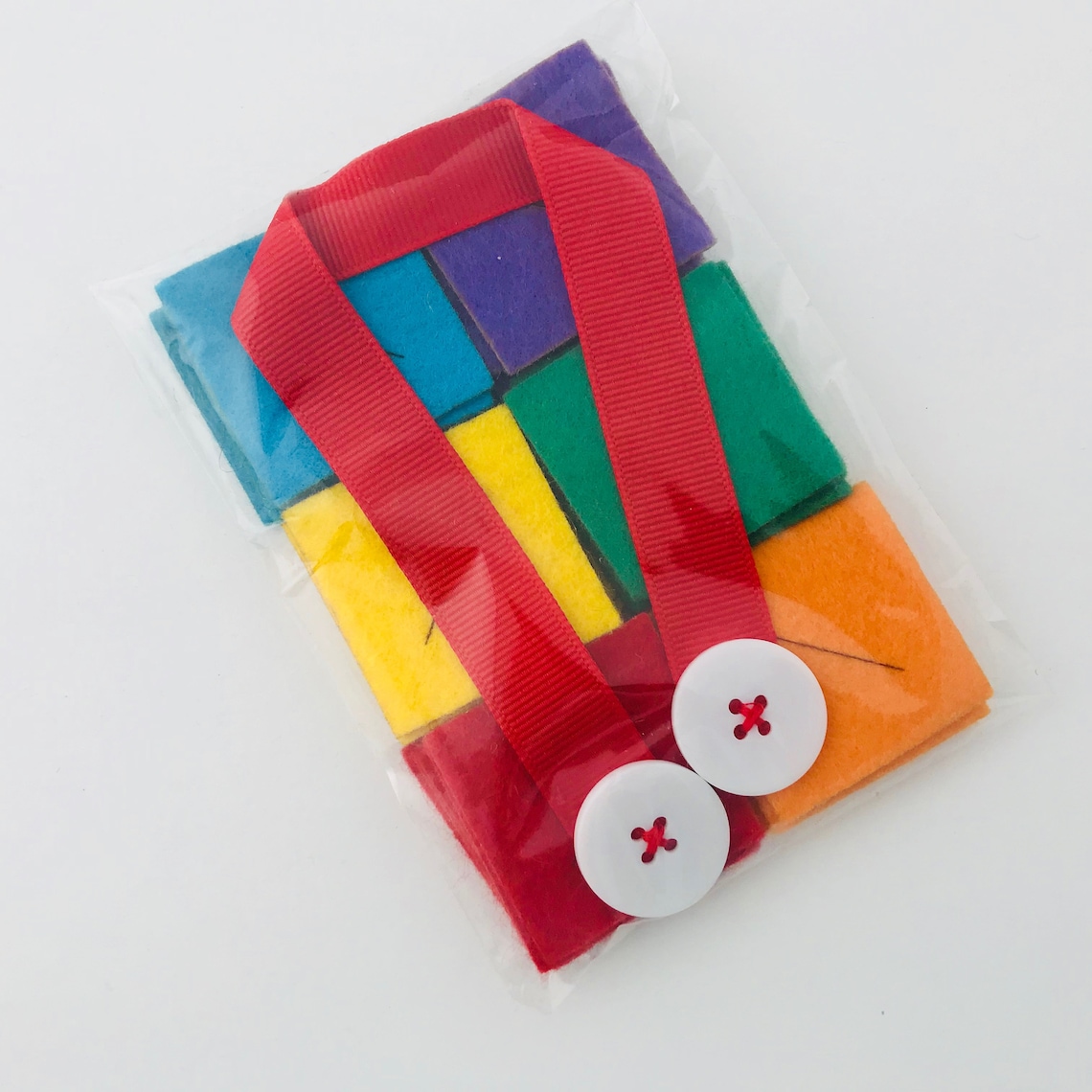 Montessori Inspired Buttoning activity | Etsy