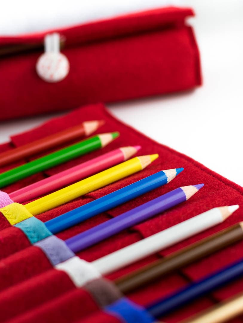 Montessori Math Pencil Roll | Etsy