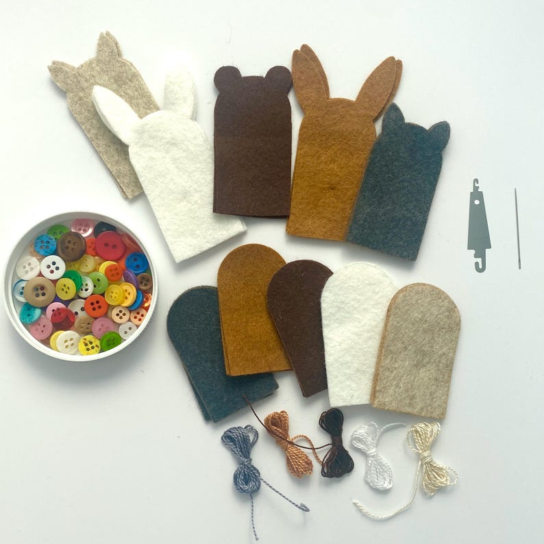 INTERMEDIATE SEWING SERIES: Sewing Finger Puppets - Etsy