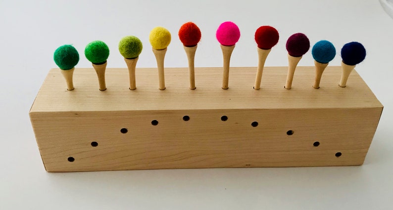 Block of Holes Fine Motor Activity - Etsy