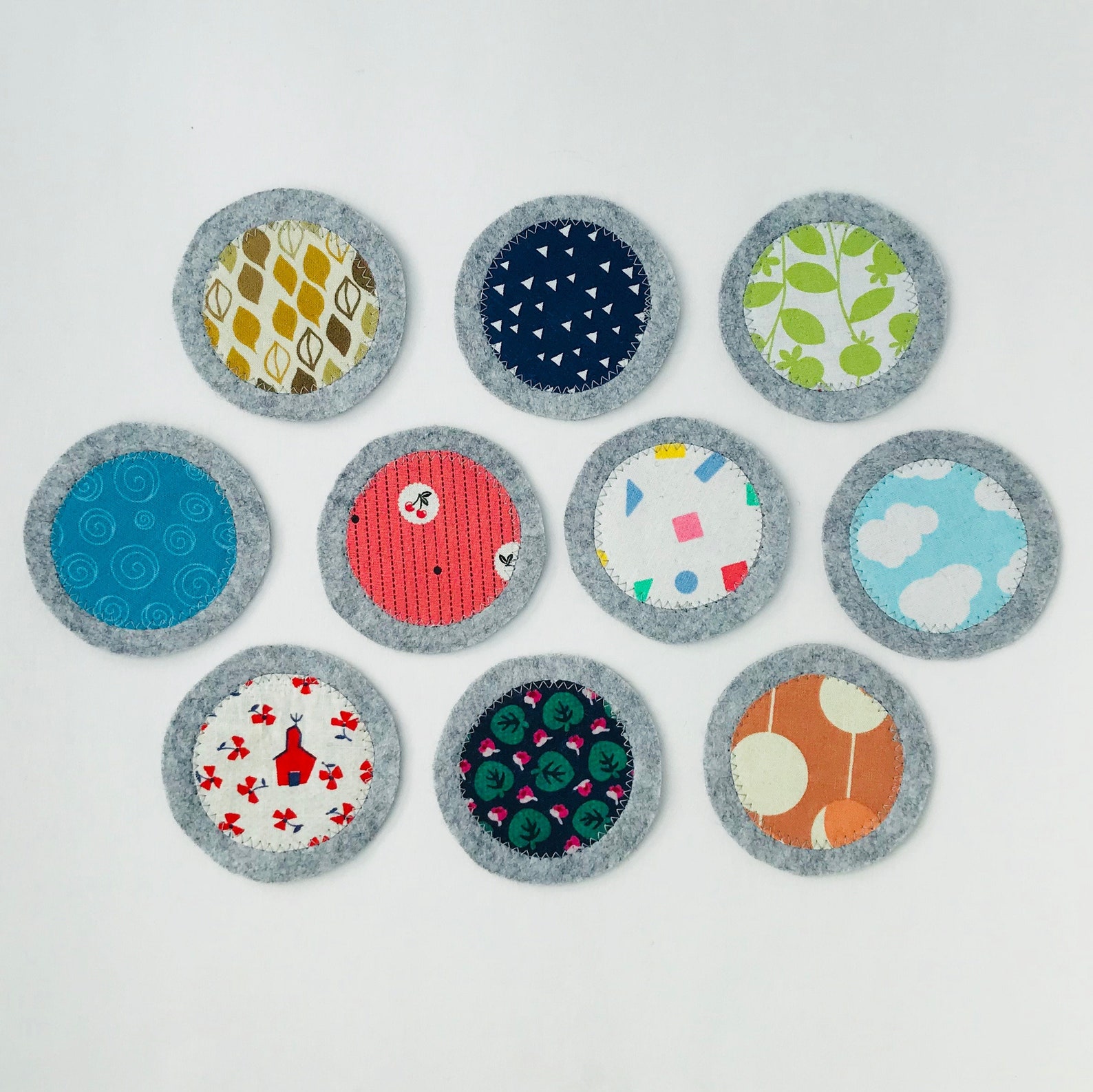 Fabric Matching Circles Patterns - Etsy