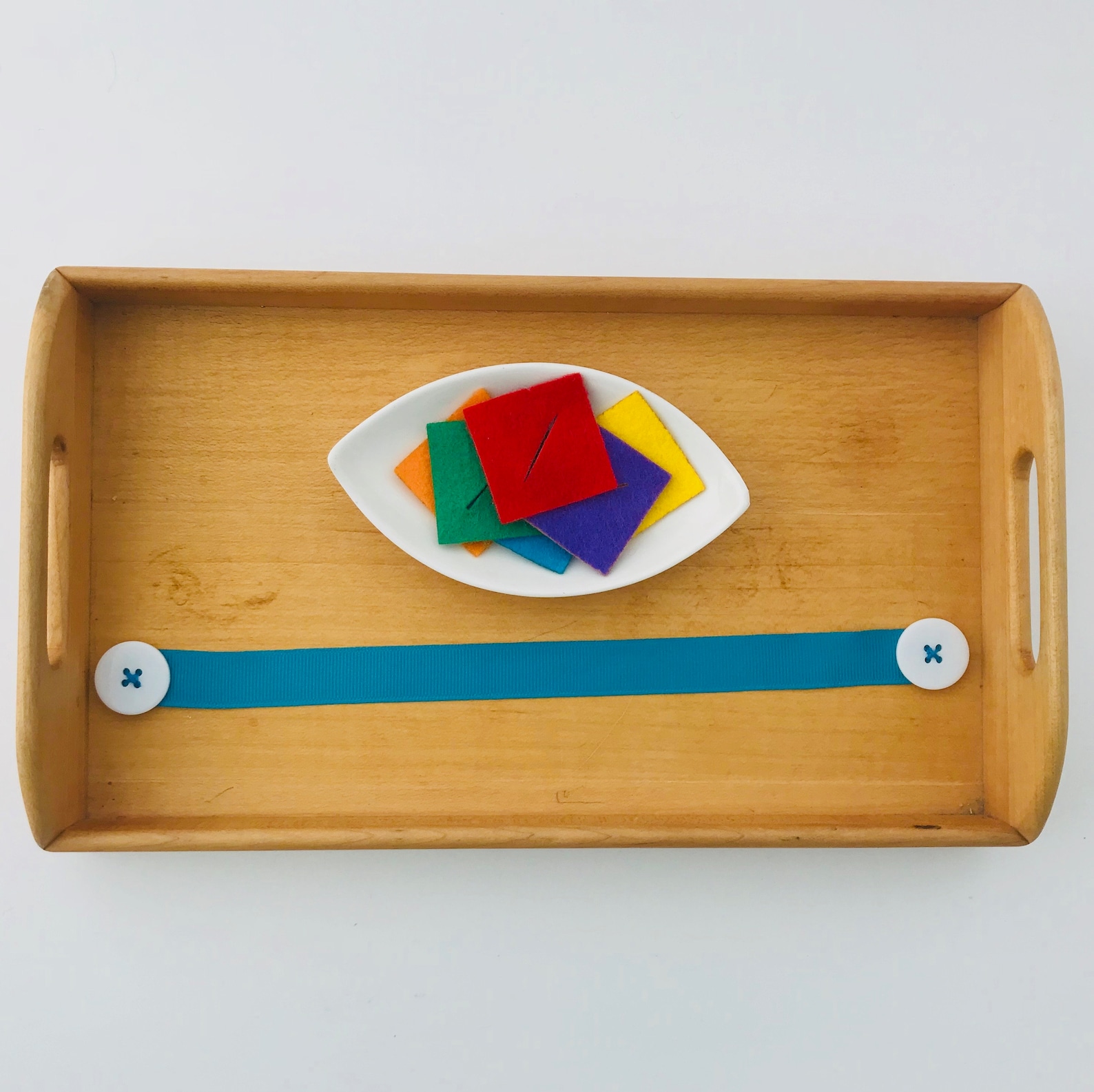 Montessori Inspired Buttoning activity | Etsy