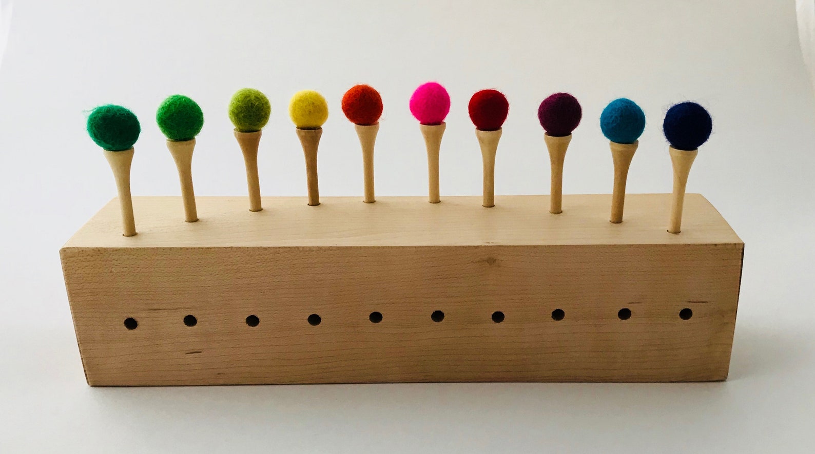 Block of Holes Fine Motor Activity - Etsy