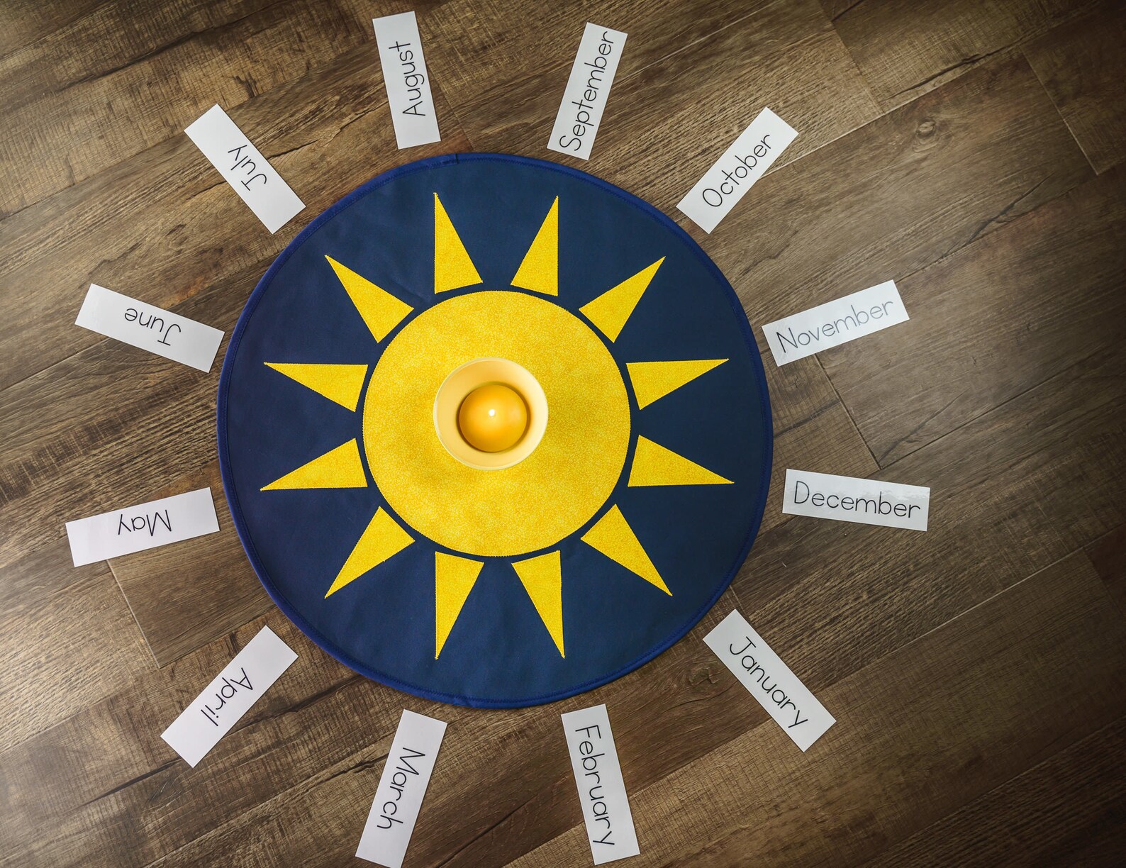Montessori Sun Celebration Mat - Etsy