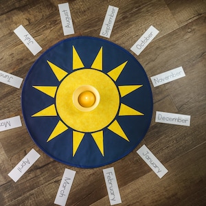Montessori Sun Celebration Mat - Etsy