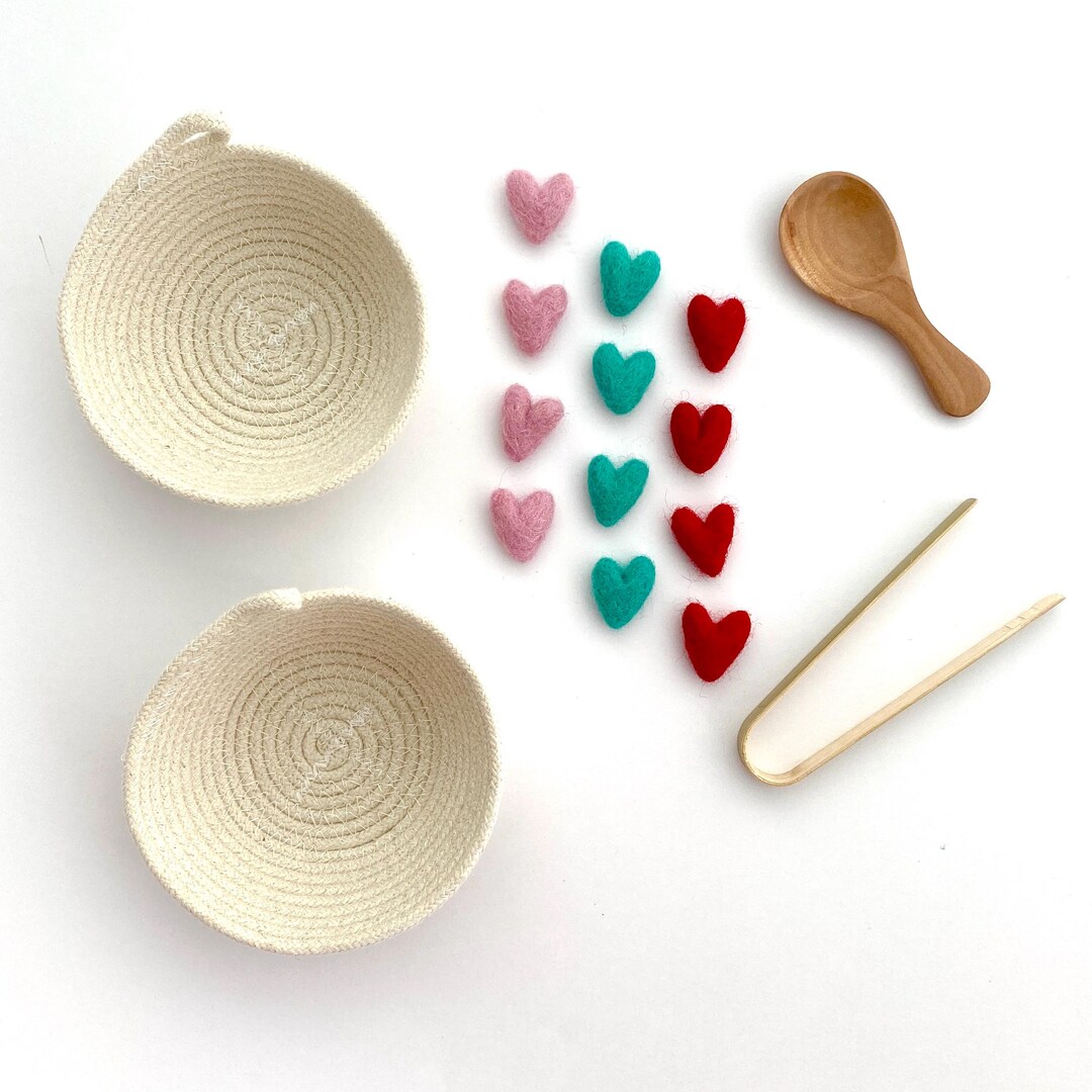 Heart Tonging/spooning Activity - Great for Developing Pincer Grip! - Etsy
