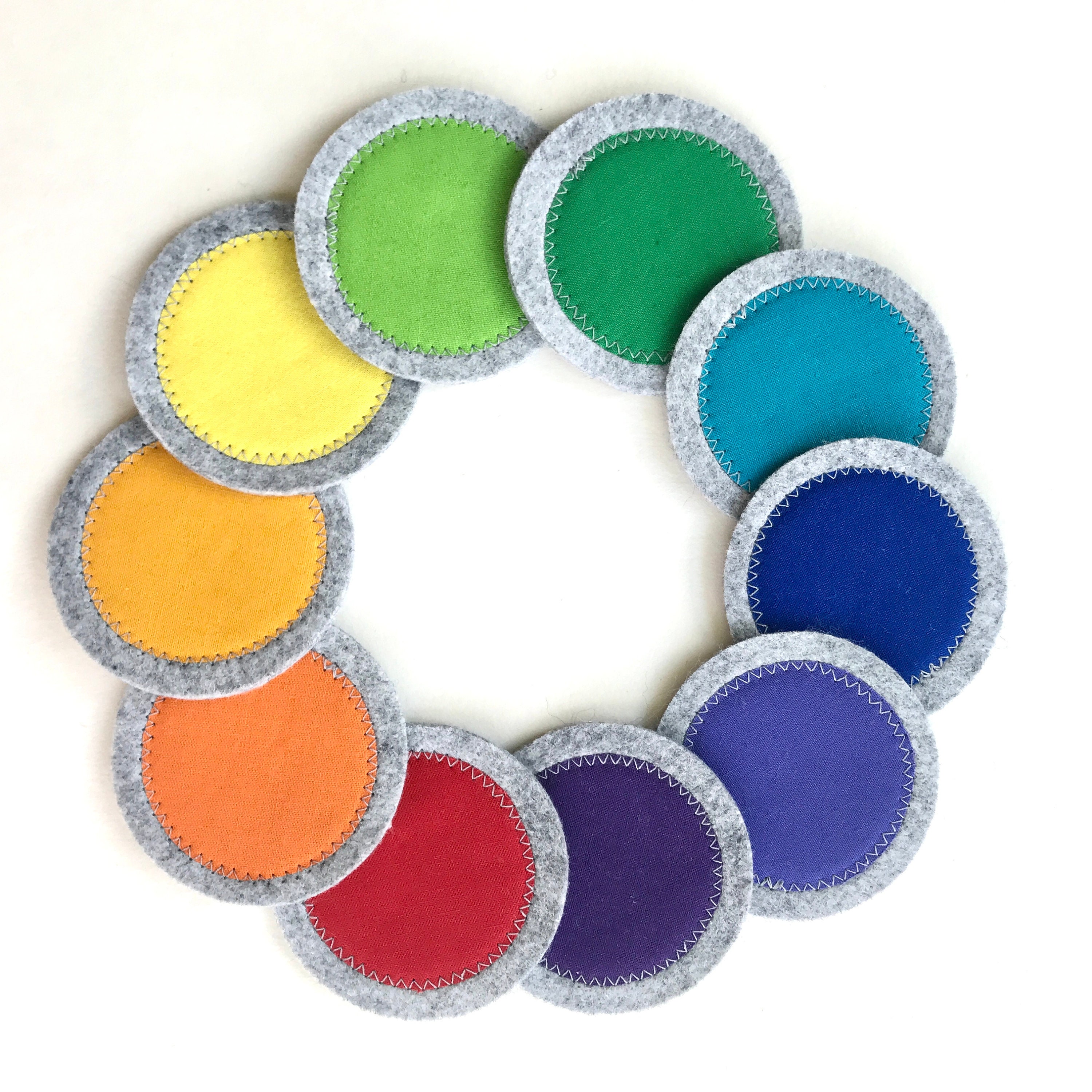 Fabric matching circles colors | Etsy