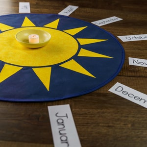 Montessori Sun Celebration Mat - Etsy