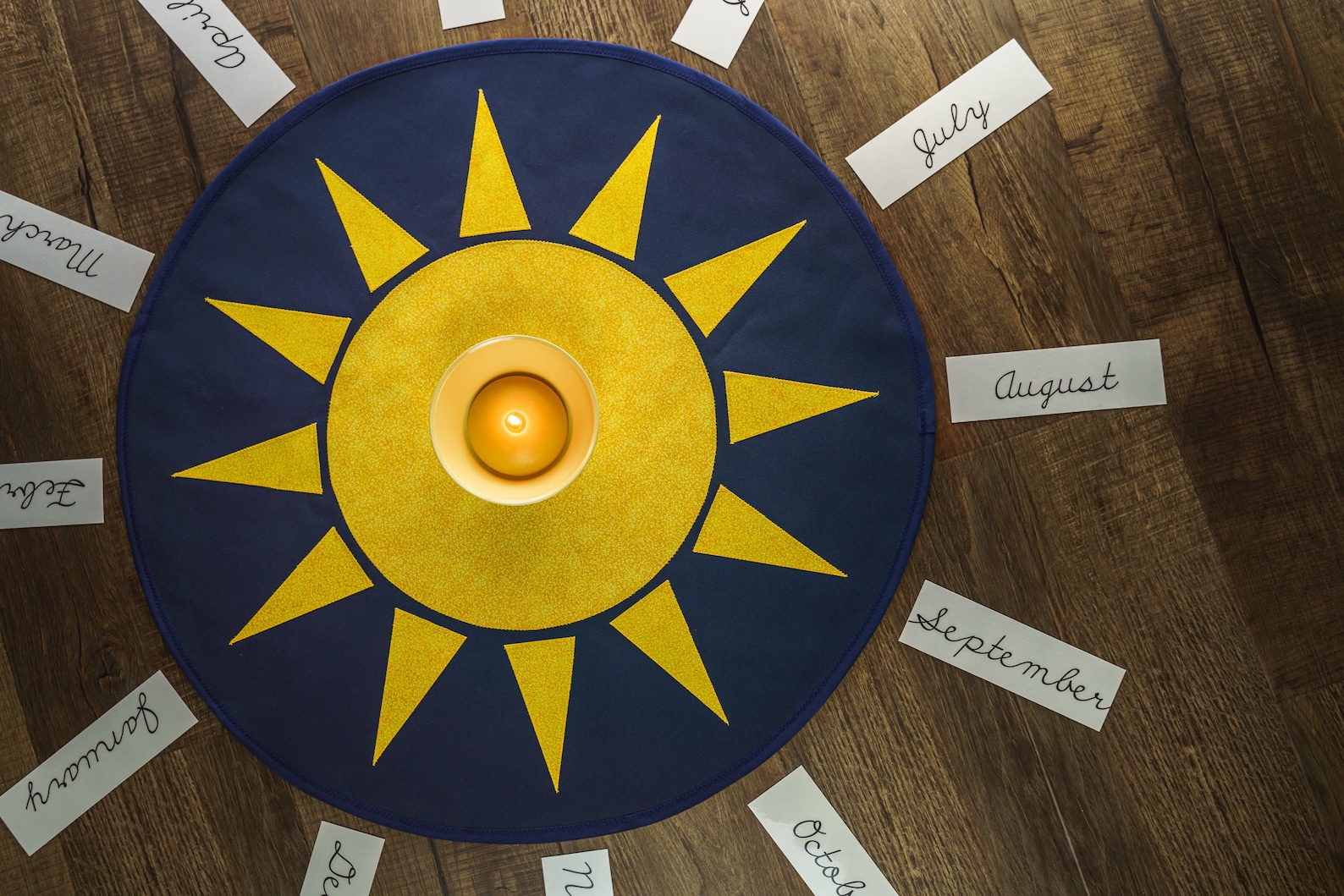 Montessori Sun Celebration Mat - Etsy