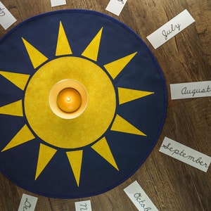 Montessori Sun Celebration Mat - Etsy