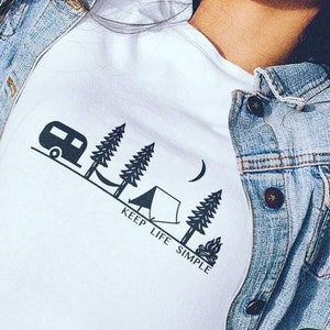 Keep Life Simple Shirt, Minimalism Shirt for Women, Women's Nature ...