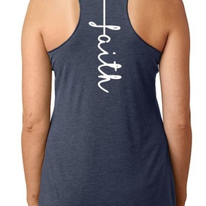 FAITH OVER FEAR Christian Tank Top for Women, Women's Faith Shirt ...