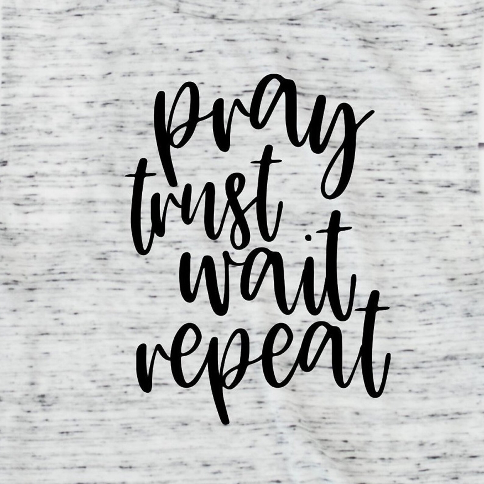 PRAY TRUST WAIT Repeat Tank Top for Women Christian Shirts - Etsy