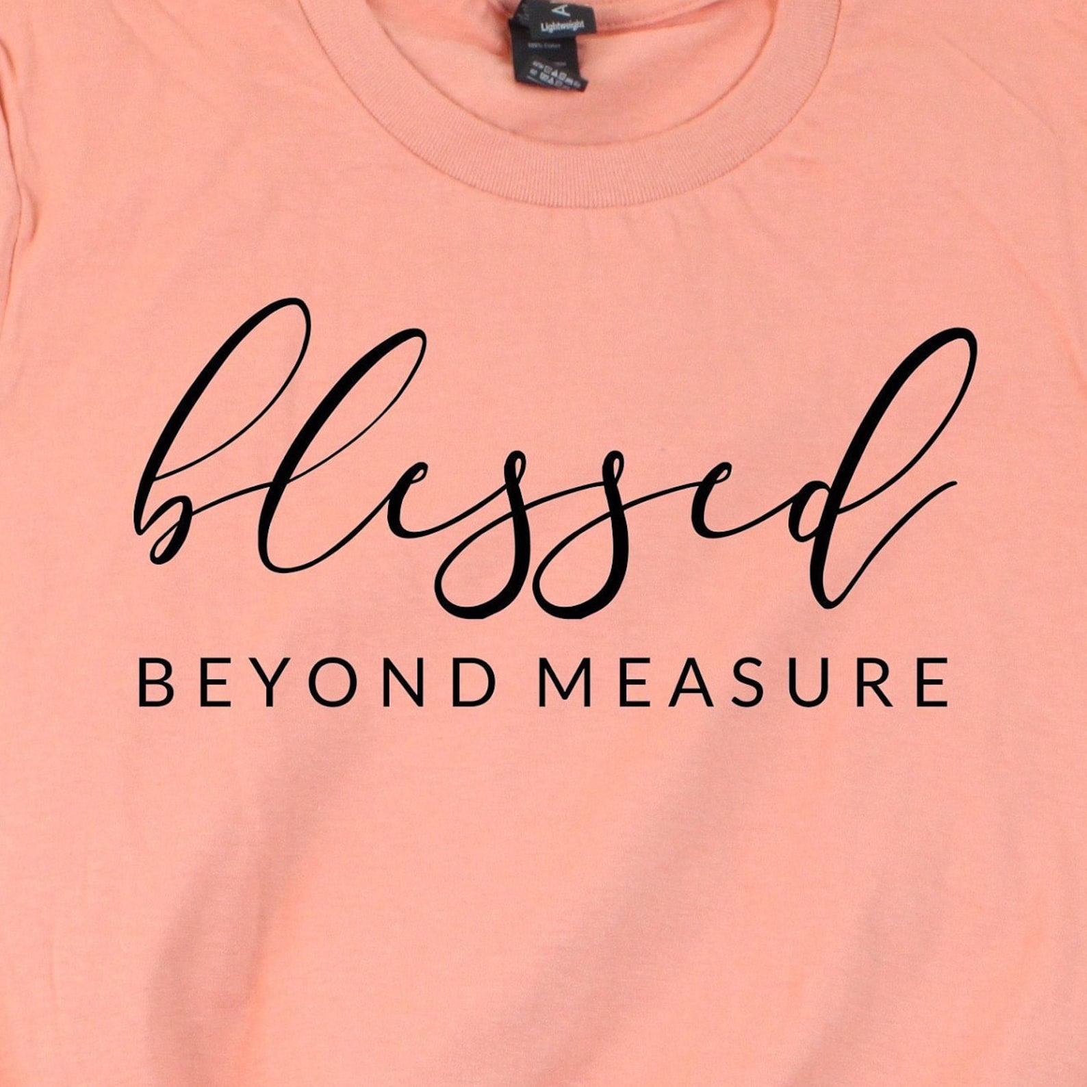 Blessed Beyond Measure Christian Shirt for Women Womens - Etsy