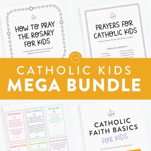 Catholic Kids MEGA BUNDLE - How to Pray the Rosary, Catholic Kids ...