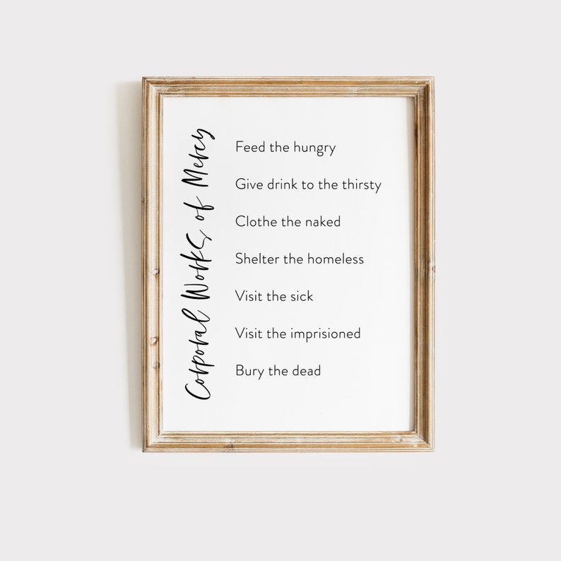 Catholic Faith Print BUNDLE - Catholic Home Wall Decor, Catholic ...