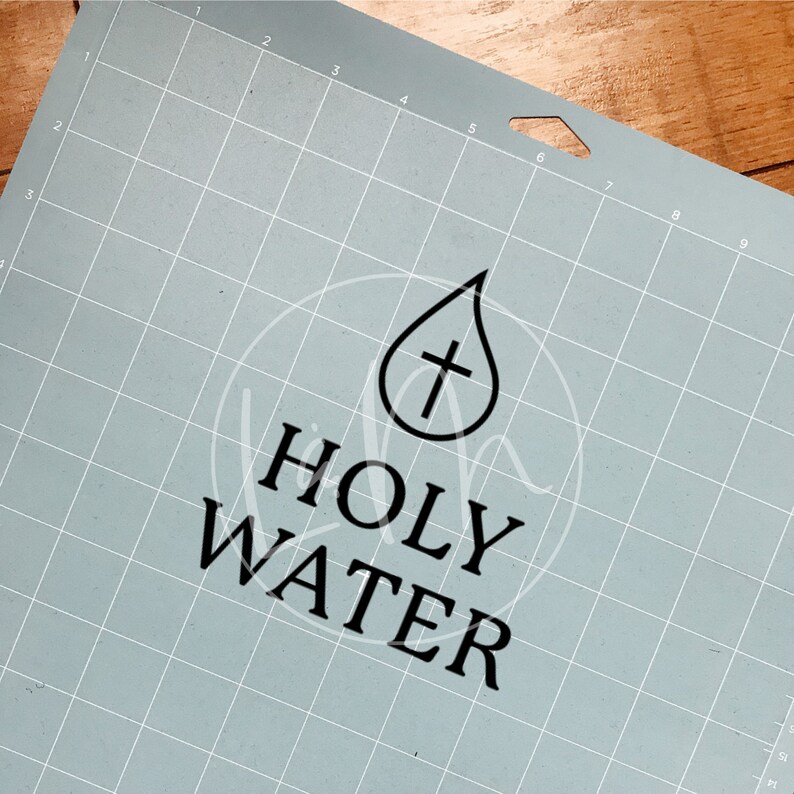 Holy Water SVG File SVG for Holy Water Bottle Catholic | Etsy