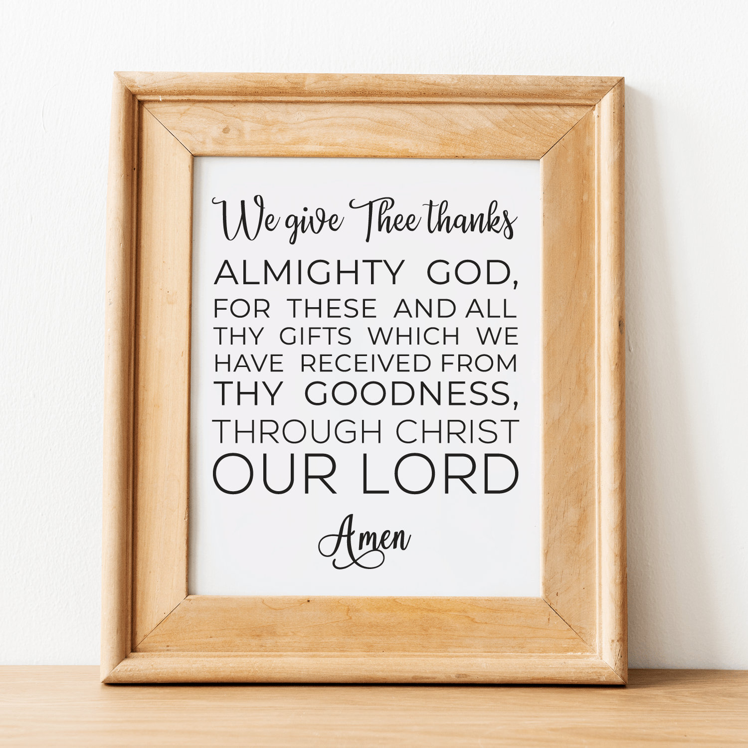 Grace After Meals Catholic Prayer Printable Instant | Etsy