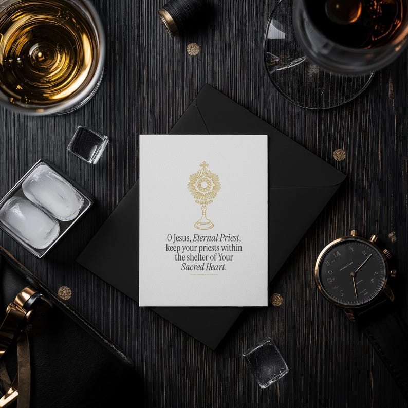 Catholic Priest Printable Greeting Card - Greeting Card for Priests ...