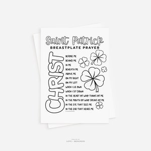 Catholic Coloring Page --st. Patrick's Breastplate, Catholic Kids ...