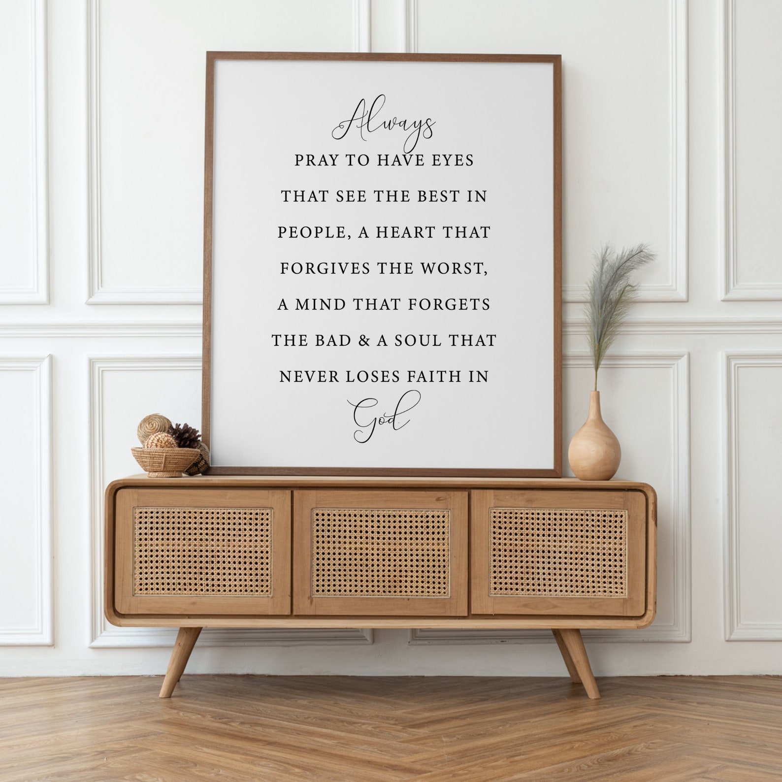 Always Pray Printable Prayer Wall Art--printable Prayer, Christian ...