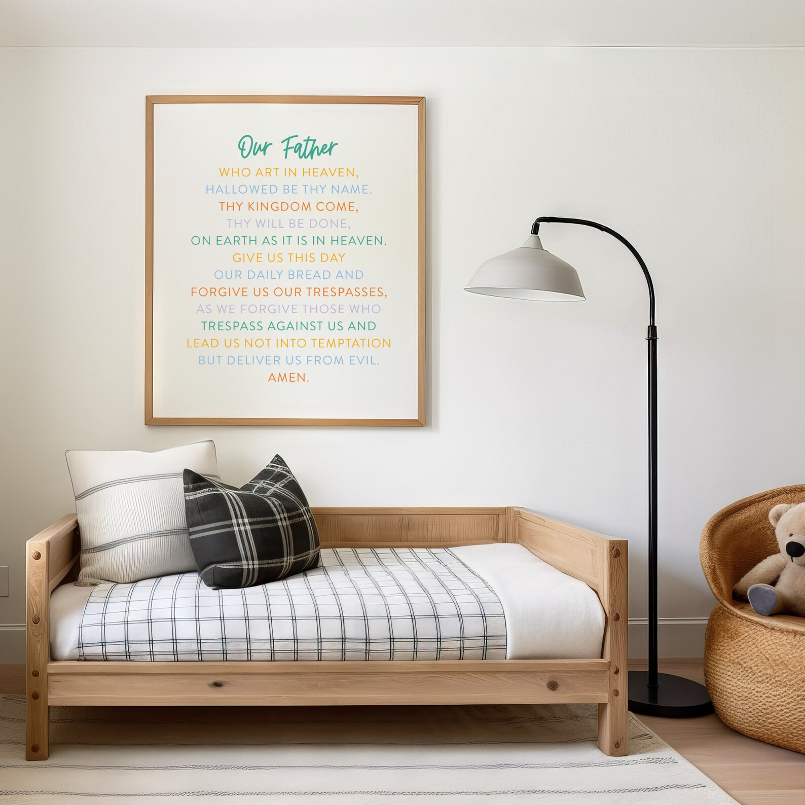 Our Father Prayer Printable for Kids the Lords Prayer for Kids ...