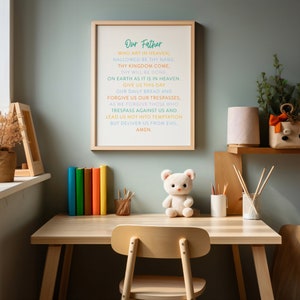 Our Father Prayer Printable for Kids the Lords Prayer for Kids ...