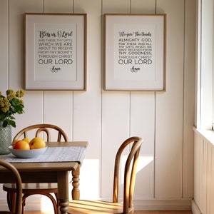 Grace After Meals Catholic Prayer Printable -- Catholic Home Decor ...