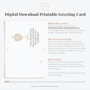 Catholic Priest Printable Greeting Card - Greeting Card for Priests ...