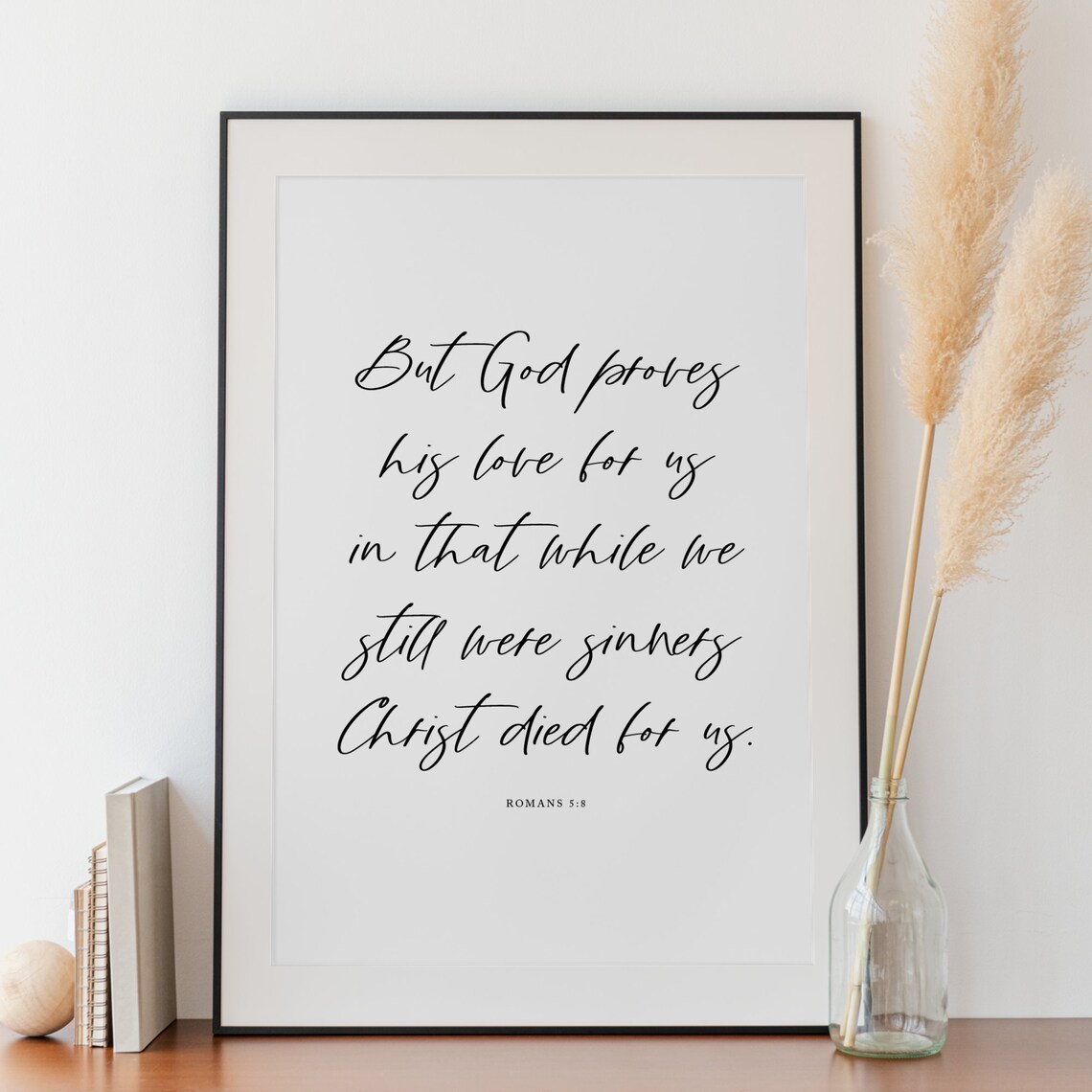 Lent Decor Scripture Print -- Lent Scripture Print, Scripture Wall Art ...