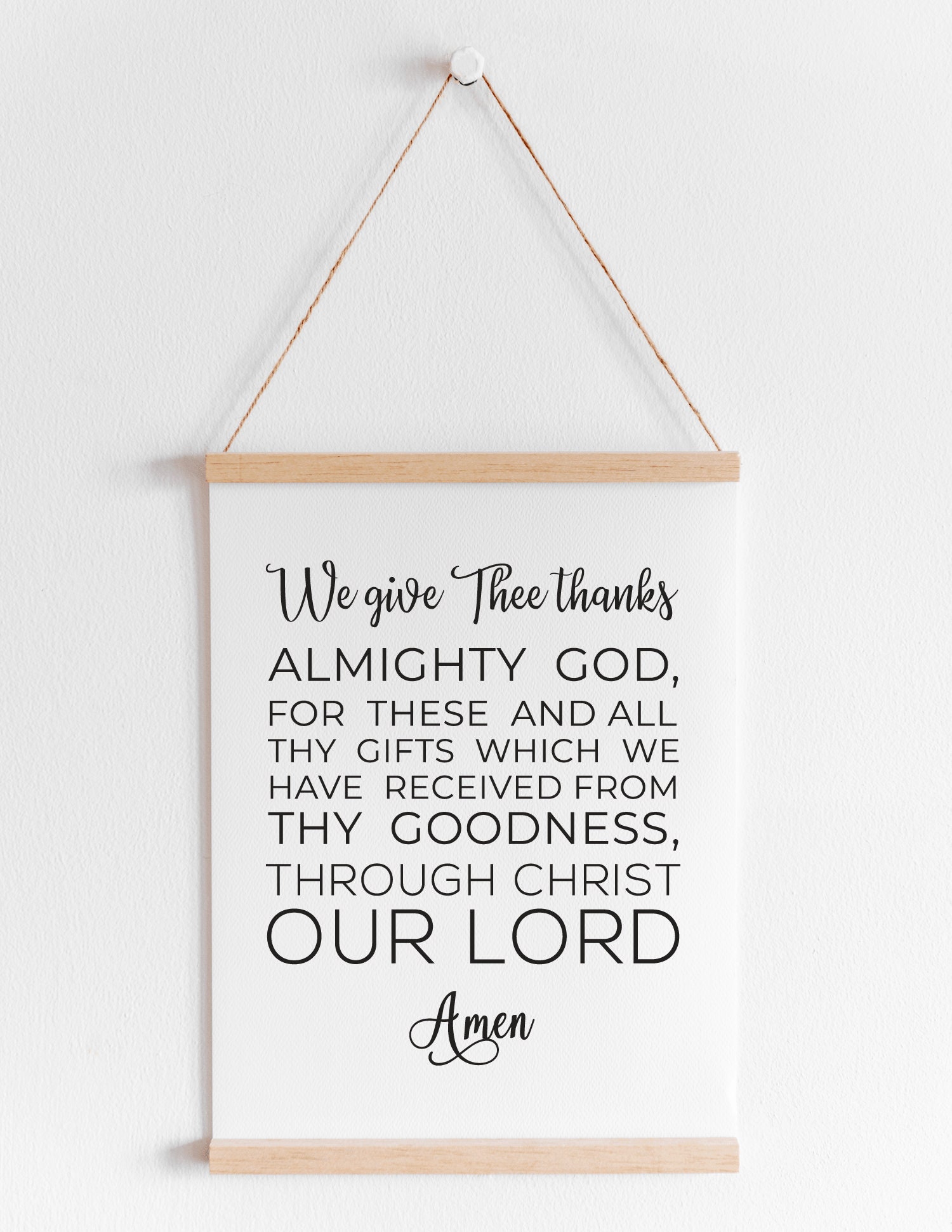 Grace After Meals Catholic Prayer Printable Instant | Etsy