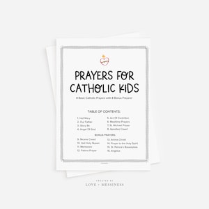 Catholic Kids MEGA BUNDLE - How to Pray the Rosary, Catholic Kids ...