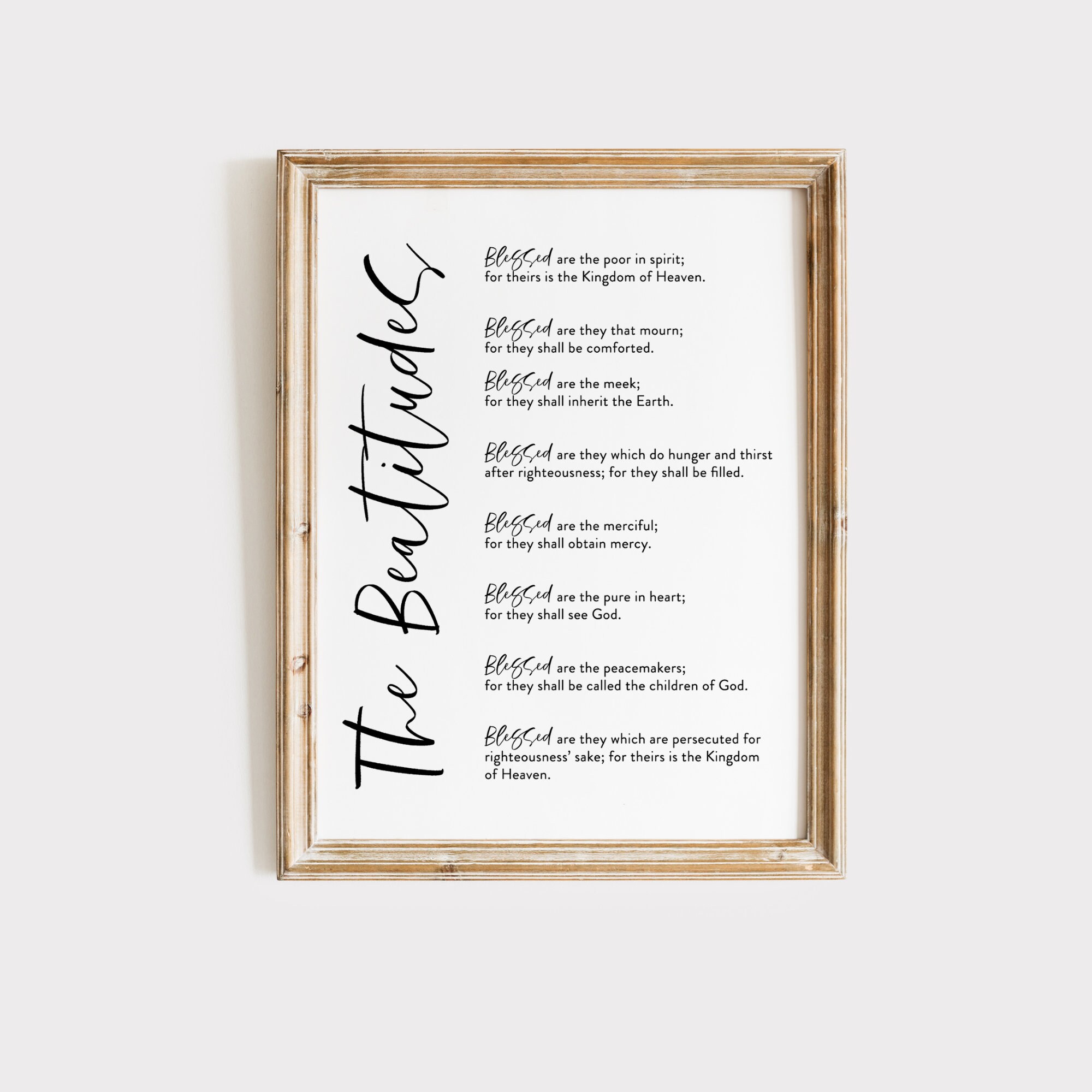 Catholic Faith Print BUNDLE - Catholic Home Wall Decor, Catholic ...