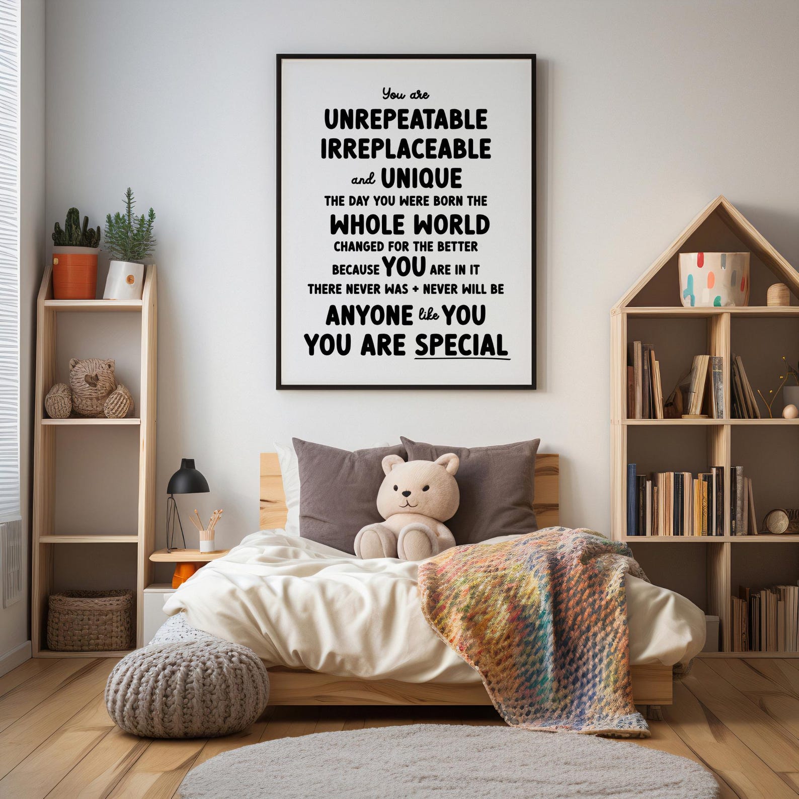 You Are Affirmation Print - Kids Affirmation Printable Wall Art, You ...