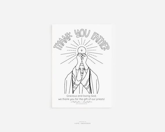 All Saints Day Coloring Pages Catholic Priest [2025]