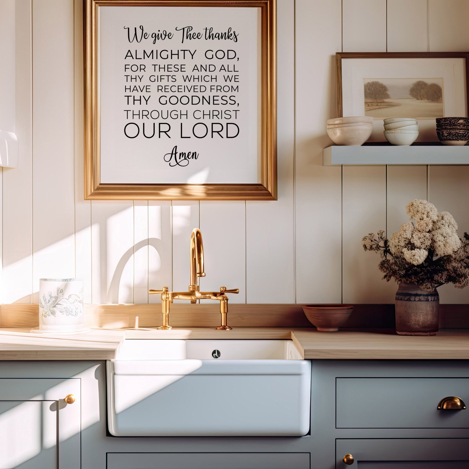 Grace After Meals Catholic Prayer Printable -- Catholic Home Decor ...