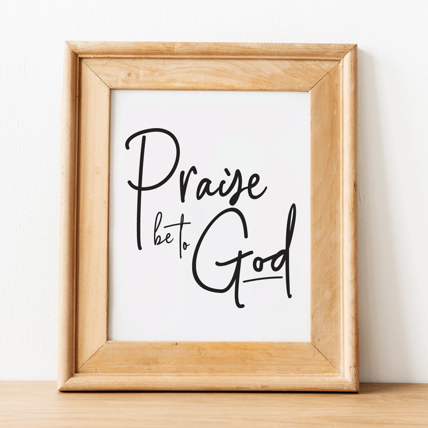 Praise Be to God Catholic Prayer Printable Instant Printable | Etsy