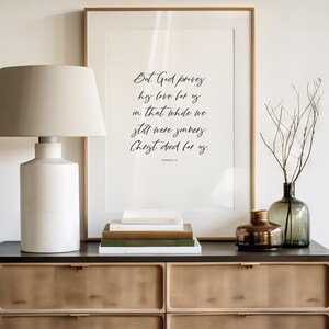 Lent Decor Scripture Print -- Lent Scripture Print, Scripture Wall Art ...