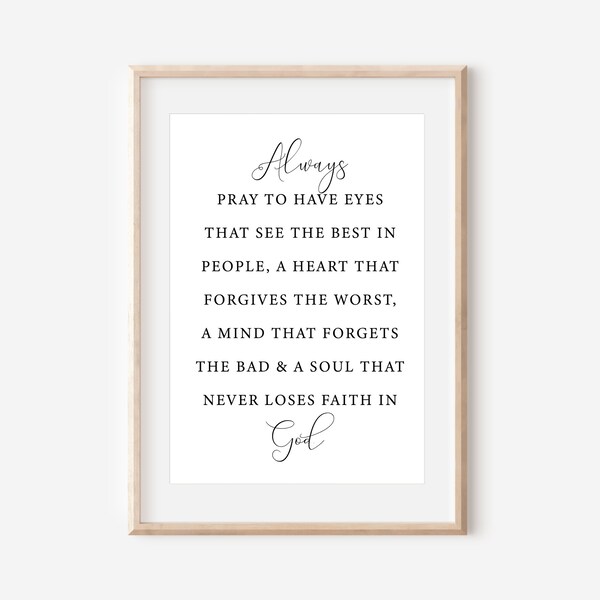 Always Pray - Etsy