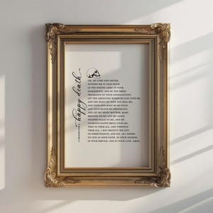 Prayer for a Happy Death - All Souls Day Printable, All Hallows Eve ...