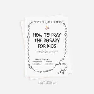 Catholic Kids MEGA BUNDLE - How to Pray the Rosary, Catholic Kids ...