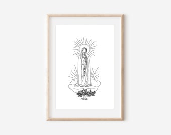 Our Lady of Fatima - Etsy