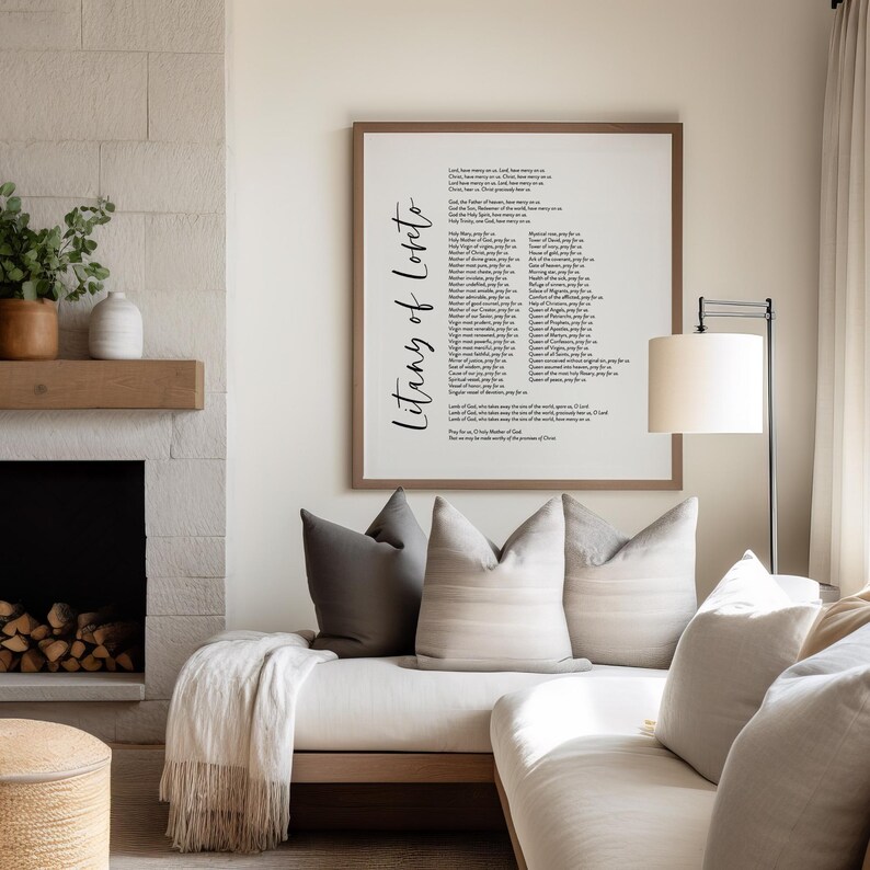 Litany of Loreto Prayer Printable - Litany of the Blessed Virgin Mary ...