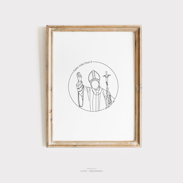 John Paul Ii - Etsy