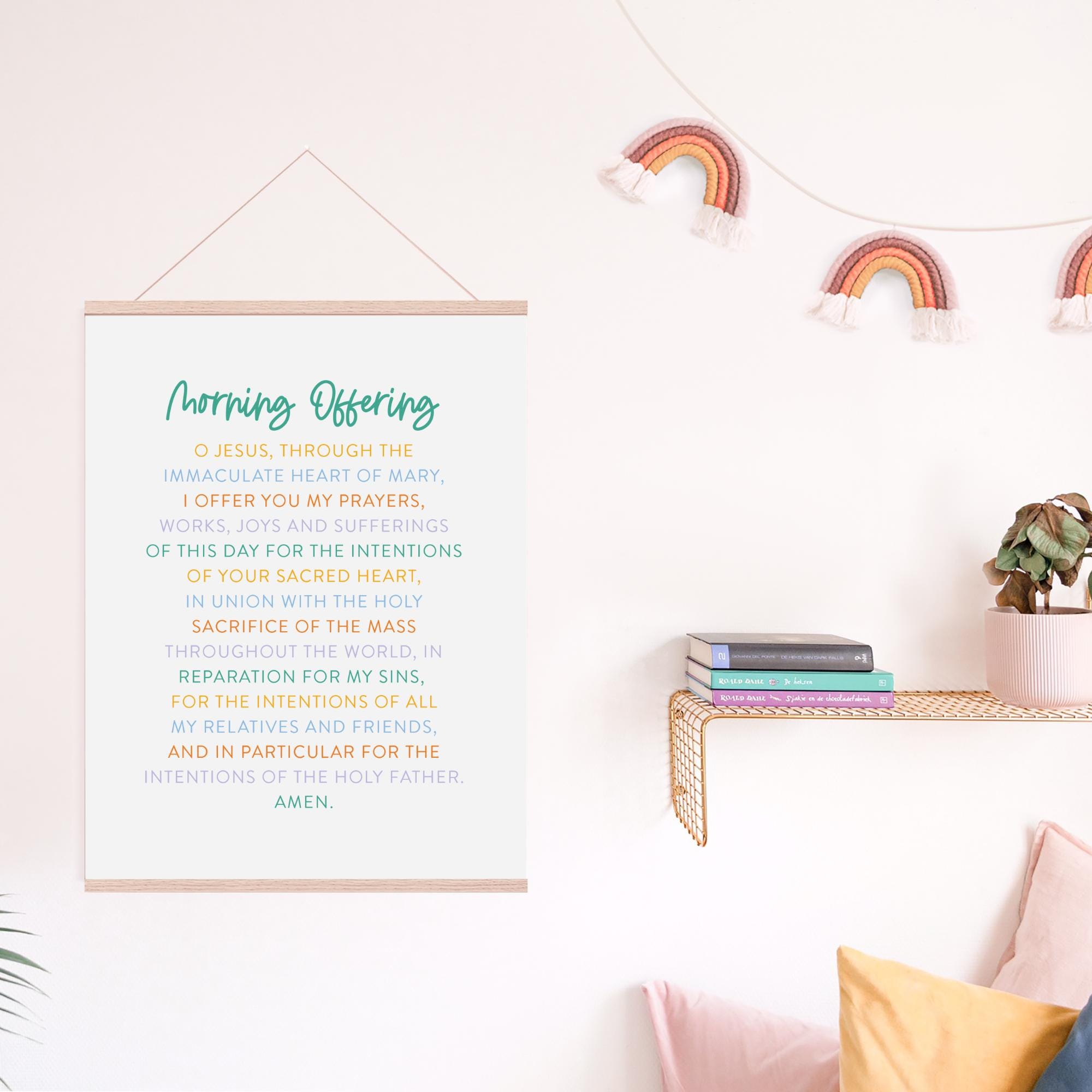 Morning Offering Prayer Print for Kids - Morning Prayer for Kids ...