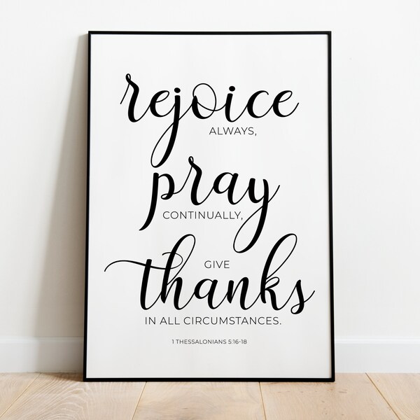 Always Rejoice Printable - Etsy