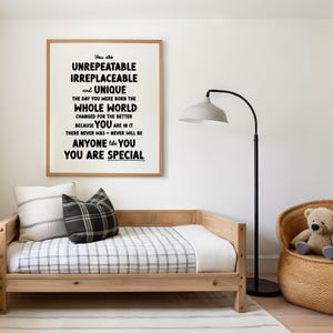 You Are Affirmation Print - Kids Affirmation Printable Wall Art, You ...