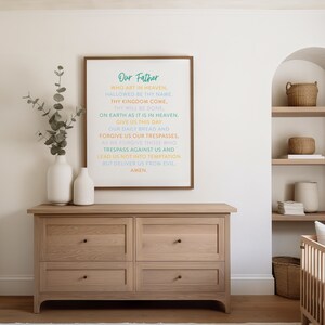 Our Father Prayer Printable for Kids the Lords Prayer for Kids ...