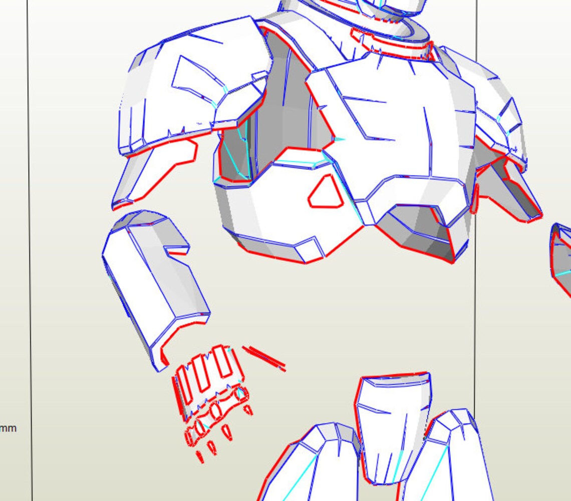 Destiny Iron Regalia, Pepakura File for Full Armor in Foam or Eva ...