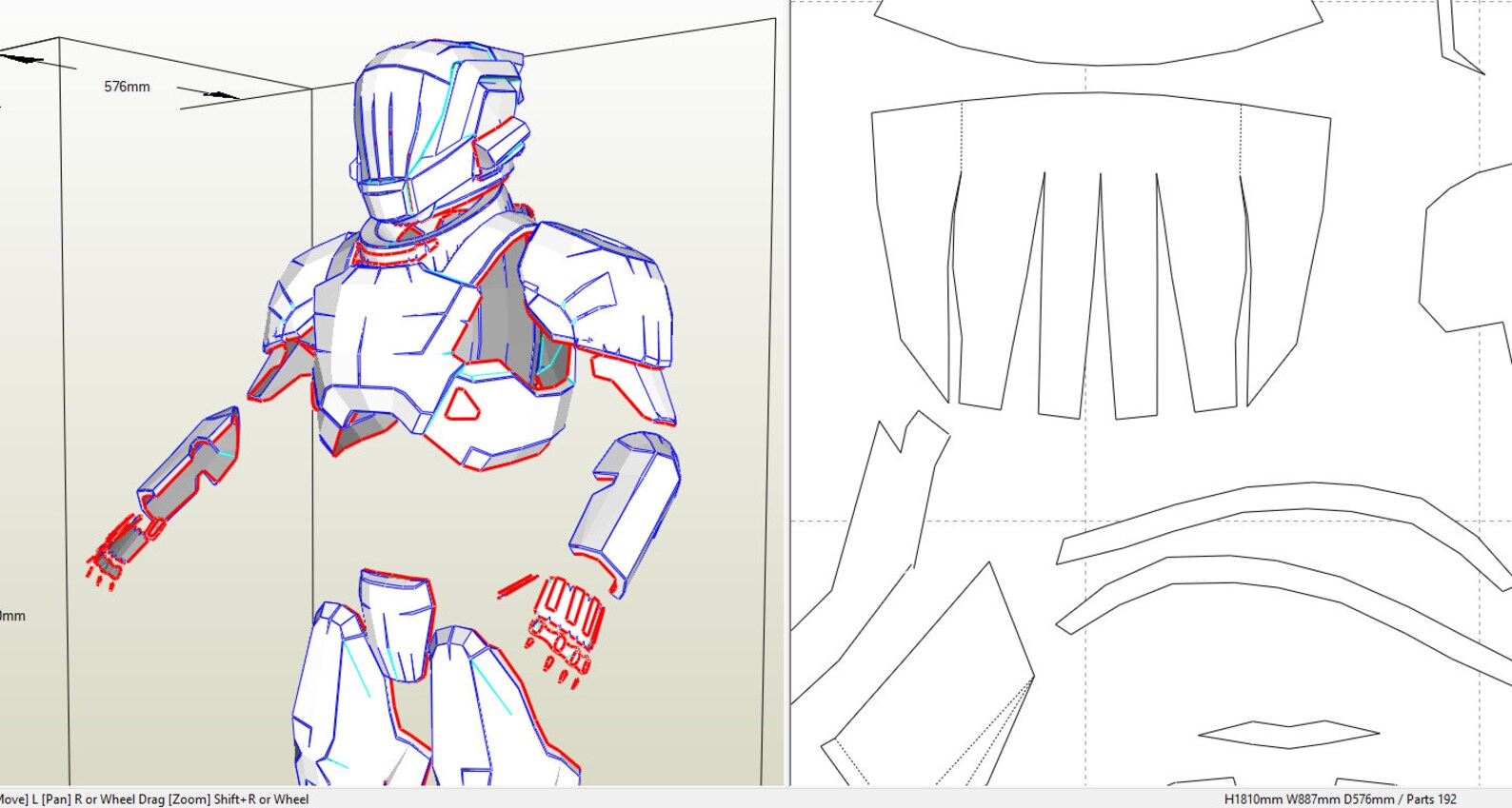 Destiny Iron Regalia, Pepakura File for Full Armor in Foam or Eva ...